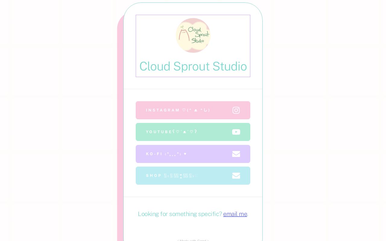 Cloud Sprout Studio